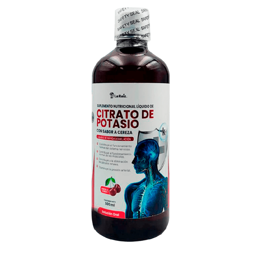 CITRATO DE POTASIO SOLUCION ORAL 500ML SELVA REAL | El Arbolito